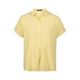 Schlupfbluse Betty Barclay "Schlupfbluse mit Kragen", Damen, Gr. 42, gelb (sunshine), Obermaterial: 84% Modal CMD. 16% Polyester PES., Blusen Schlupfbluse