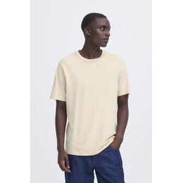 T-Shirt Blend "BHEMMET TEE", Herren, Gr. M, oyster gray, Single Jersey, Obermaterial: 100% Baumwolle, unifarben, regular fit normal, Rundhals, Shirts T-Shirt, Baumwolle, regular fit