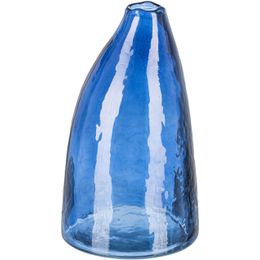 Dekovase CREATIV HOME "Vase", royalblau, H:20cm &Oslash;:11,5cm, Vasen, Dekovase, mit durchbrochenem Design