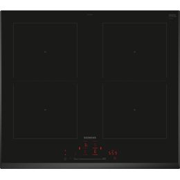 Siemens Induktions-Kochfeld "ED651HQB1E", schwarz, B:59,2cm H:5,1cm T:52,2cm, Kochfelder, Gro&szlig;e Kochfl&auml;che durch verbinden zweier Induktionszonen, Induktions-Kochfeld