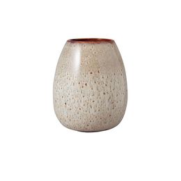 Dekovase "Vase Drop Lave Home 17,4 cm beige", beige, LIKE. BY VILLEROY & BOCH, Vasen, Dekovase