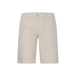 Chinoshorts INDICODE "Chinoshorts IDTropelo", Damen, Gr. XL, N-Gr, beige (fog), Obermaterial: 62% Polyester PES. 33% Viskose CV. 5% Elasthan EL., Hosen Chinoshorts