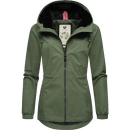 Outdoorjacke Ragwear "&Uuml;bergangsjacke Danka", Damen, Gr. 3XL, gr&uuml;n (schwarz olive024), Obermaterial: 100% Polyester PES. Obermaterial: Futter: 100% Polyester PES., Jacken Outdoorjacke