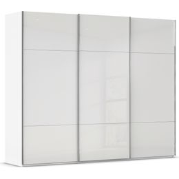 Schwebet&uuml;renschrank Rauch "Kleiderschrank Schrank Garderobe Schlafzimmerschrank CONTIDO", wei&szlig; (alpinwei&szlig;, glas kristallwei&szlig;), B:271cm H:223cm T:68cm, Holzwerkstoff, Schr&auml;nke, Schwebet&uuml;renschrank, aus hochwertigem Material in 6 Breiten 2 Griff-Farben MADE IN GERMANY