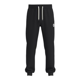 Jogginghose Converse "CHUCK PATCH JOGGER", Herren, Gr. M, N-Gr, schwarz, Obermaterial: 80% Baumwolle, 20% Polyester, Hosen Jogginghose, sportlicher Stil, pflegeleicht, bequeme Passform