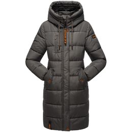 Winterjacke Marikoo "Marikoo Yuikoo Damen Winterjacke B941", Damen, Gr. S, grau (anthrazit), Obermaterial: 100% Polyester PES., Jacken Winterjacke