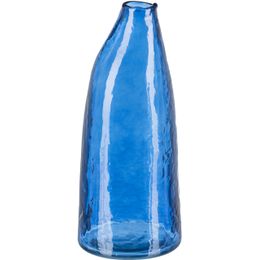 Dekovase CREATIV HOME "Vase", royalblau, H:28cm &Oslash;:11,5cm, Vasen, Dekovase, mit durchbrochenem Design