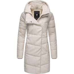 Wintermantel Ragwear "Wintermantel Pavla Coat", Damen, Gr. M, beige (ecru), Obermaterial: 100% Polyester PES. Obermaterial: Futter: 100% Polyester PES. 100% Polyester PES., M&auml;ntel Wintermantel
