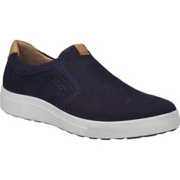 Sneaker Josef Seibel "Maddox 06, ocean-kombi", Herren, Gr. 45, blau (ocean, kombi), Obermaterial: 100% Rindsleder Leather cow., Schuhe Sneaker