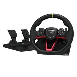 HORI Gaming-Lenkrad "PS5 Wireless Lenkrad: Racing Wheel Apex", schwarz, B:32cm H:29cm T:29cm, Spielecontroller, Offiziell lizenziert von Sony, Gaming-Lenkrad