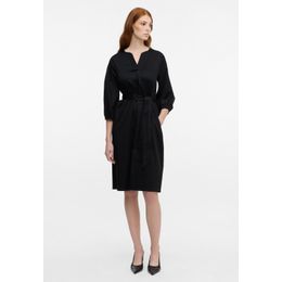 Blusenkleid Eterna "LOOSE FIT", Damen, Gr. 46, Normalgr&ouml;&szlig;en, schwarz, 95% Baumwolle, 5% Elasthan, festlich, Kleider Blusenkleid