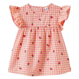 Topolino M&auml;dchen Bluse mit Erdbeer-Print