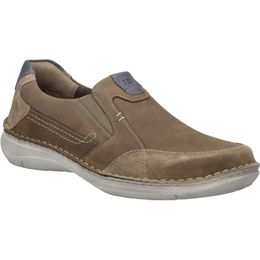 Slipper Josef Seibel "New Anvers 01, sand-kombi", Damen, Gr. 39, beige (sand, kombi), Obermaterial: 100% Rindsleder Leather cow., Schuhe Slipper