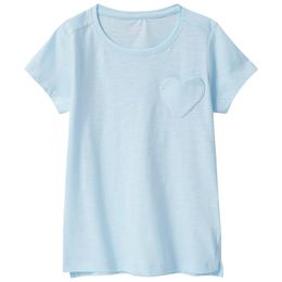 Yigga M&auml;dchen T-Shirt mit Herz-Tasche