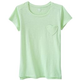 Yigga M&auml;dchen T-Shirt mit Herz-Tasche