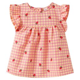 Topomini Baby Bluse mit Erdbeer-Print