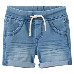 Topomini Baby Jeansshorts mit Tunnelzug