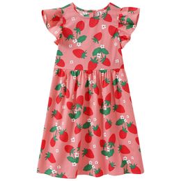 Yigga M&auml;dchen Kleid mit Allover-Print