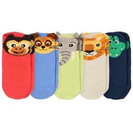 Topolino 5 Paar Kinder Sneaker mit Tier-Motiven