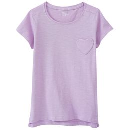 Yigga M&auml;dchen T-Shirt mit Herz-Tasche
