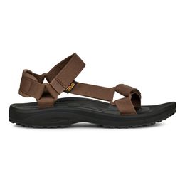 Sandale Teva "WINSTED MEN", Herren, Gr. 39,5, bison, Textil, Schuhe Sandale, Outdoorsandale schnell trocknend,atmungsaktiv,Alltag und Light Hiking