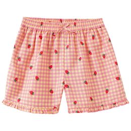 Yigga M&auml;dchen Shorts mit Erdbeer-Print