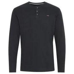 Longsleeve FQ1924 "Longsleeve FQGERT granddad LS", Herren, Gr. XXL, schwarz (schwarz beauty), Obermaterial: 100% Baumwolle CO., Shirts