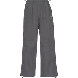 Stoffhose Karl Kani "Karl Kani Herren KM234-070-1 Small Signature Parachute Pants", Herren, Gr. XS, US-Gr&ouml;&szlig;en, anthrazit, 100% Baumwolle, oversize, Hosen Stoffhose