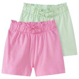 Yigga 2 M&auml;dchen Shorts mit Zierschleife