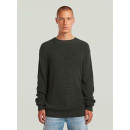G-Star Raw Longpullover G-STAR "Pullover", Herren, Gr. M, cloack, Obermaterial: 100% Baumwolle, Pullover Longpullover