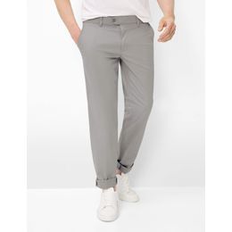 Chinohose Eurex By Brax "Style JIM", Herren, Gr. 52, Normalgr&ouml;&szlig;en, grau, Web, 97% Baumwolle, 3% Elasthan, Hosen Chinohose