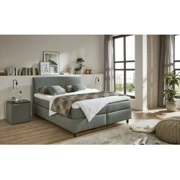 vanDoorn Boxspringbett - gr&uuml;n - Materialmix - 164 cm - 105 cm - M&ouml;bel Kraft