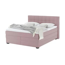 vanDoorn Boxspringbett mit Bettkasten - rosa/pink - Materialmix - 174 cm - 119 cm - M&ouml;bel Kraft