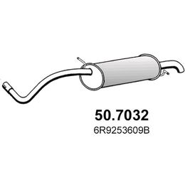 Asso Endschalld&auml;mpfer 50.7032 f&uuml;r SKODA 6R9253609H 6R9253609B