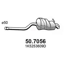 Asso Endschalld&auml;mpfer 507056 f&uuml;r Skoda