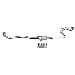 Asso Mittelschalld&auml;mpfer 546018 f&uuml;r TOYOTA