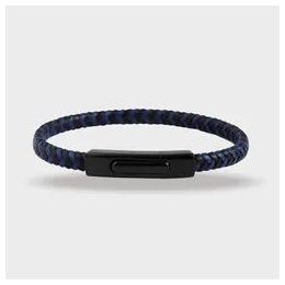 Adelia&acute;s Armreif ADELIA ́S "Unisex Armband &ndash; Armreif aus Leder 21 cm", blau, Armb&auml;nder, Damen, 21cm, Leder, Armreif, Ein kleines Geschenk mit gro&szlig;er Wirkung