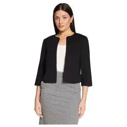 Jackenblazer Betty Barclay "Damen mit 3/4 Arm", Damen, Gr. 40, schwarz, Jersey, Obermaterial: 53% Viskose, 42% Polyamid, 5% Elasthan; Futter: 100% Polyester, Basic, gerade normal, Rundhals, Blazer