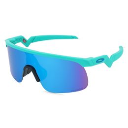 Oakley OJ9010 RESISTOR | Kinder-Sonnenbrille | Fassung: Randlos, Eckig, Kunststoff, Gr&uuml;n | Glasfarbe: Blau Verlaufend