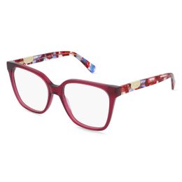 Longchamp LO2765 N Brille Damen | Fassung: Vollrand, Eckig, Violett Transparent