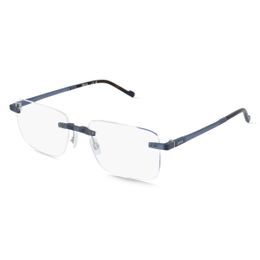Zeiss ZS25561B Brille Herren | Fassung: Randlos, Eckig, Grau Matt