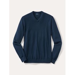 Walbusch V-Pullover Merino Extrafein
