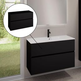 evineo ineo5 evo Unterschrank B: 100 cm, mit 2 Ausz&uuml;gen, mit Griffmulde, BE0958BM,