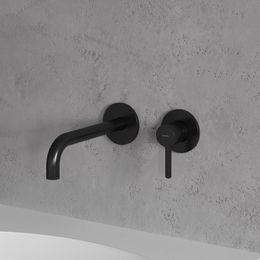 Omnires Y Waschtischarmatur, Wandmontage, Y1215HLBL,
