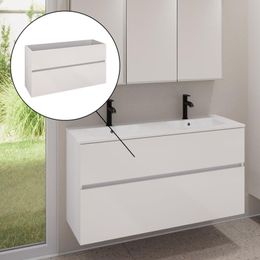 evineo ineo5 evo Unterschrank B: 120 cm, mit 2 Ausz&uuml;gen, mit Griffmulde, BE0959WH,