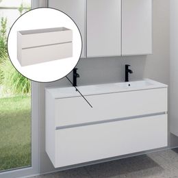 evineo ineo5 evo Unterschrank B: 120 cm, mit 2 Ausz&uuml;gen, mit Griffmulde, BE0959WM,