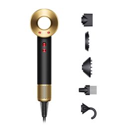 Haartrockner Dyson "Supersonic (Onyx/Gold)", schwarz (onyx, gold), HaartrocknerB:7,8cm H:24,5cm T:9,7cm, Haartrockner, B:7,8cm H:24,5cm T:9,7cm
