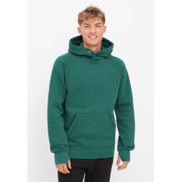 Kapuzensweatshirt Bench. "SANKEY", Herren, Gr. 48, gr&uuml;n (dk gr&uuml;n), Sweatware, Obermaterial: 60% Baumwolle, 40% Polyester, unifarben, Sweatshirts Kapuzensweatshirt