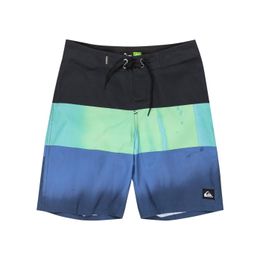 Badeshorts Quiksilver "Everyday Panel 17", Kinder, Gr. 14, nebulas blau bloomfade, Obermaterial: 100% Microfaser;, Badehosen Badeshorts