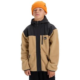 Fleecepullover Quiksilver "Back To S School", Kinder, Gr. 14(155-164cm), cornstalk, Obermaterial: 100% Microfaser;, Sweatshirts Fleecepullover